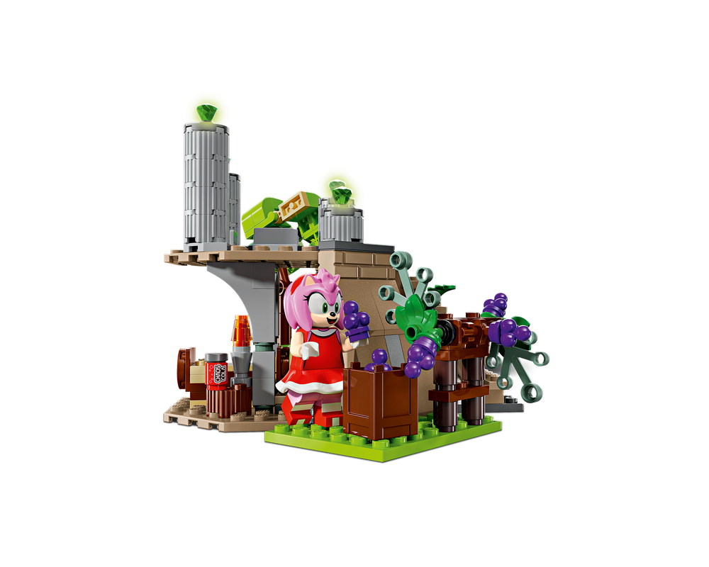 LEGO Set 76998-1 Knuckles and the Master Emerald Shrine (2024 Sonic The Hedgehog) | Rebrickable ...