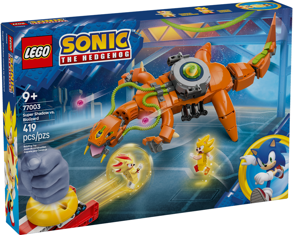 LEGO Set 77003-1 Super Shadow vs. Biolizard (2025 Sonic The Hedgehog ...