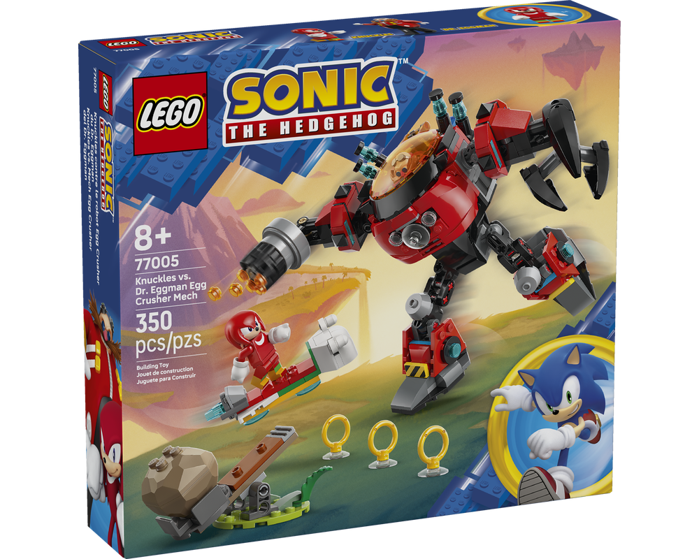 LEGO Set 77005-1 Knuckles vs. Dr. Eggman Egg Crusher Mech (2025 Sonic ...