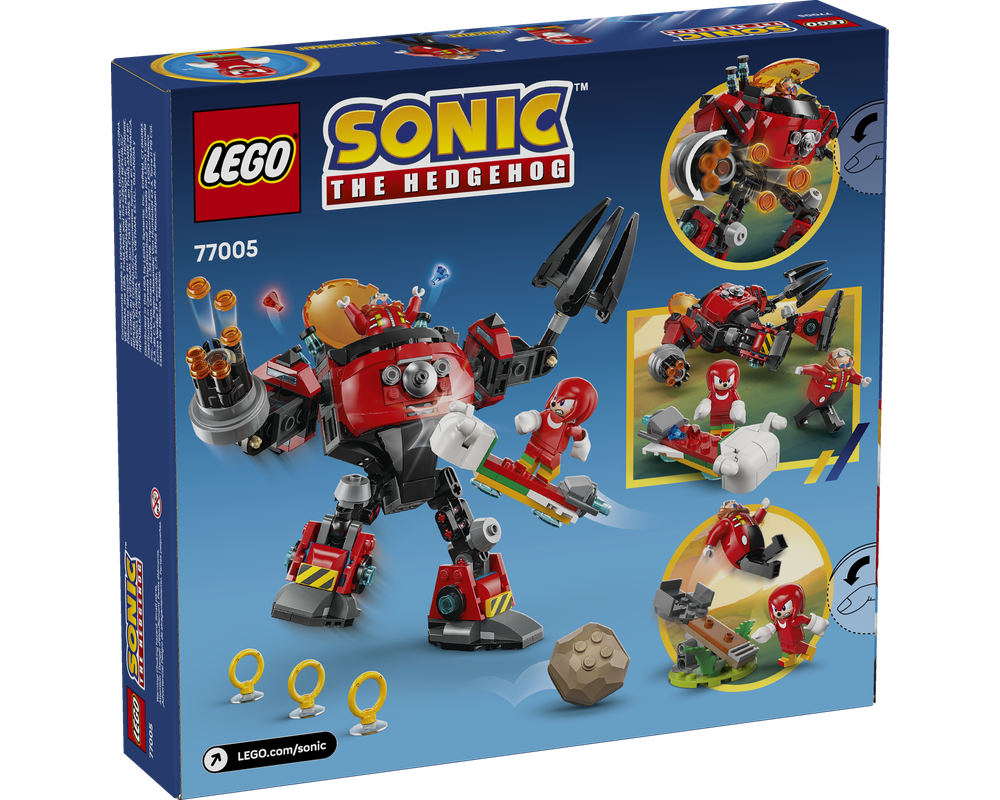 LEGO Set 77005-1 Knuckles vs. Dr. Eggman Egg Crusher Mech (2025 Sonic ...