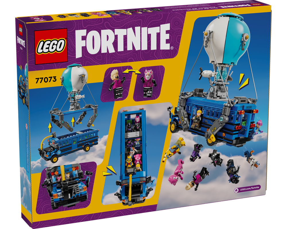 LEGO Set 77073-1 Battle Bus (2024 Fortnite) | Rebrickable - Build with LEGO