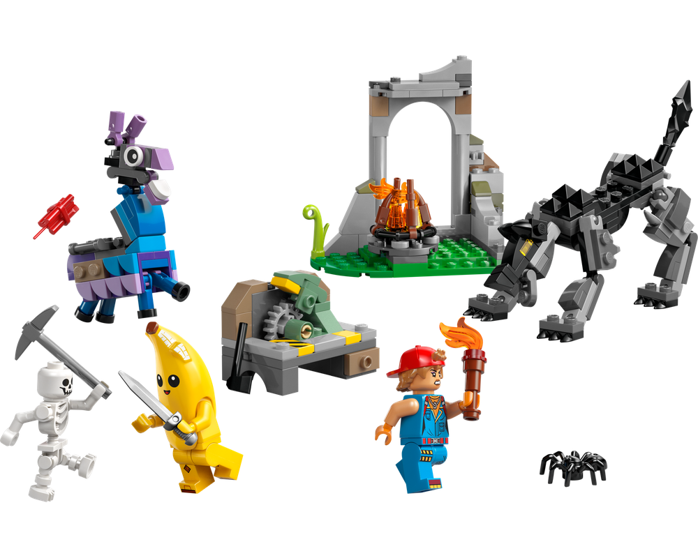 LEGO Set 77075-1 Peely & Sparkplug's Camp (2025 Fortnite) | Rebrickable ...