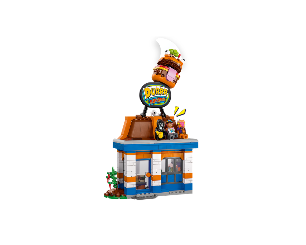 LEGO Set 77076-1 Durrr Burger Restaurant (2025 Fortnite) | Rebrickable ...
