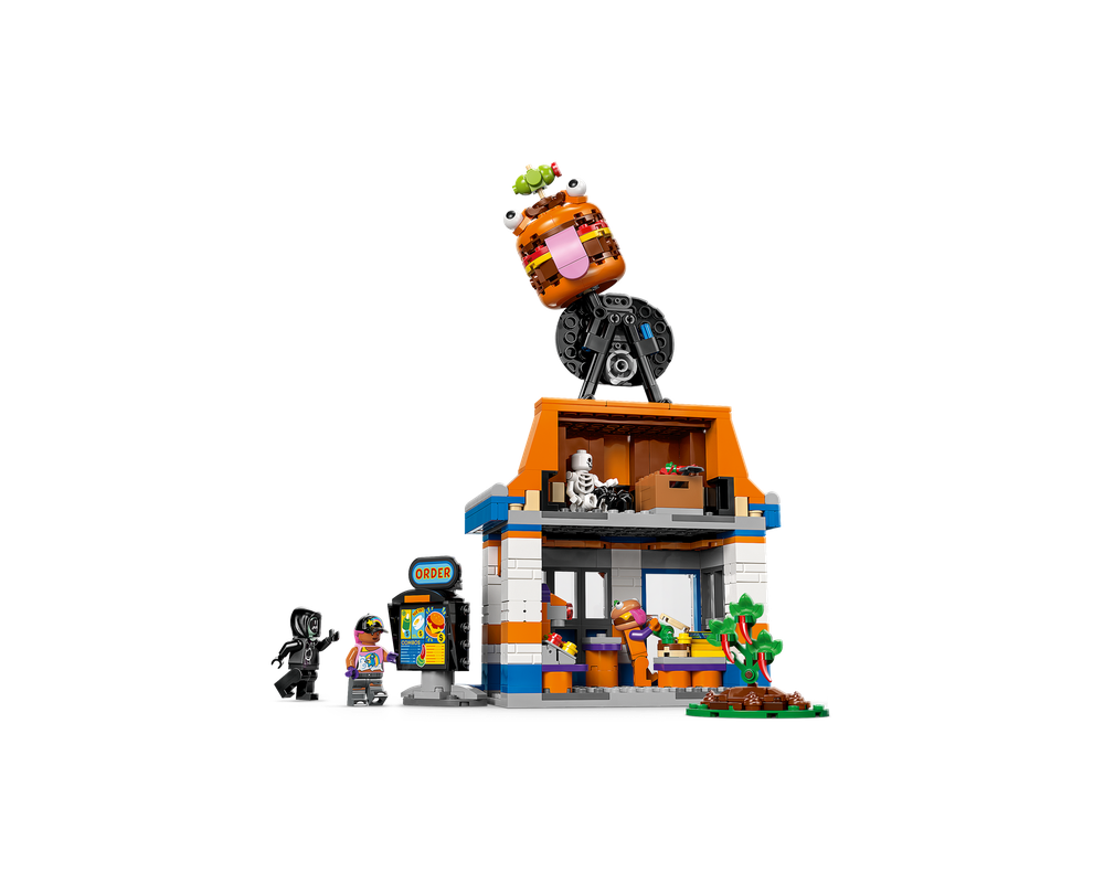 LEGO Set 77076-1 Durrr Burger Restaurant (2025 Fortnite) | Rebrickable ...