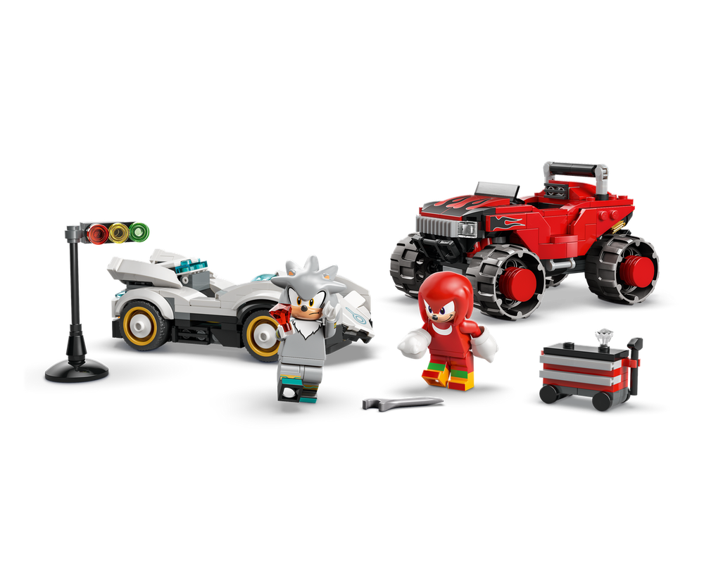 LEGO Set 77118-1 Silver's Car vs. Knuckles' Monster Truck (2026 Sonic ...