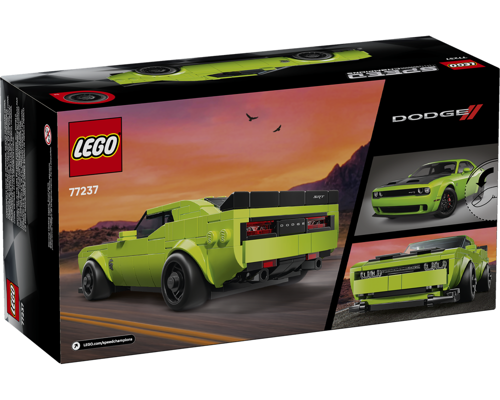 LEGO Set 77237-1 Dodge Challenger SRT Hellcat Sports Car (2025 Speed ...