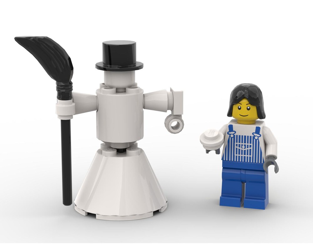 LEGO Set 7724-1-s24 2008 - Day 24: Female and Snowman (2008 Seasonal ...