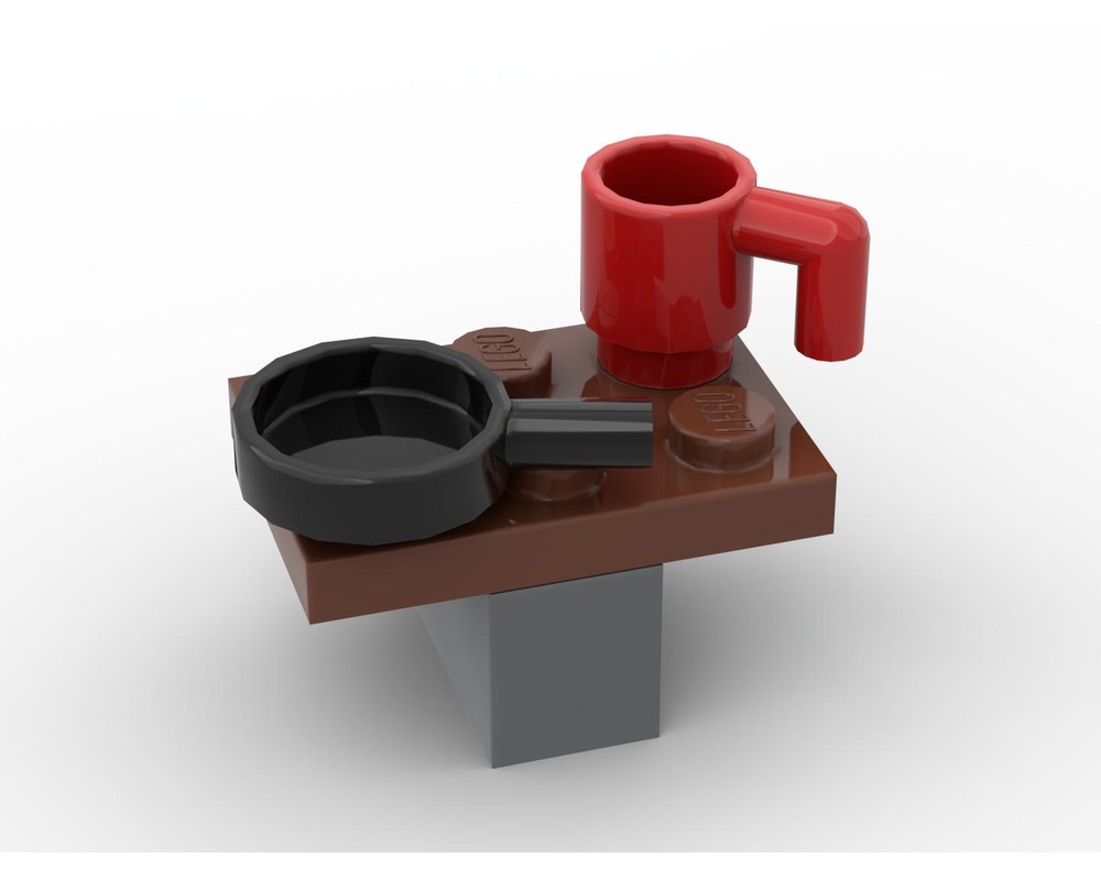 LEGO Set 7724-1-s3 2008 - Day 3: Table Cup and Frying Pan (2008 ...