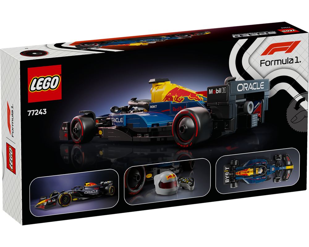 LEGO Set 77243-1 Oracle Red Bull Racing RB20 F1 Race Car (2025 Speed Champions) | Rebrickable ...