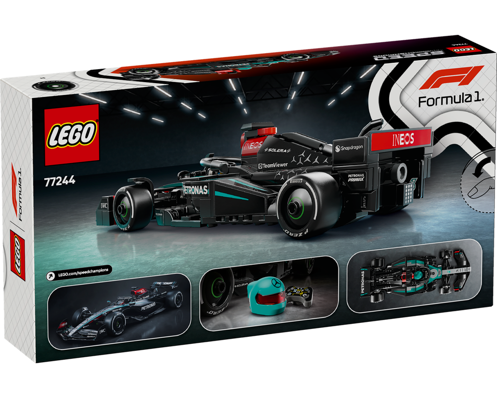 LEGO Set 77244-1 Mercedes-AMG F1 W15 Race Car (2025 Speed Champions) | Rebrickable - Build with LEGO