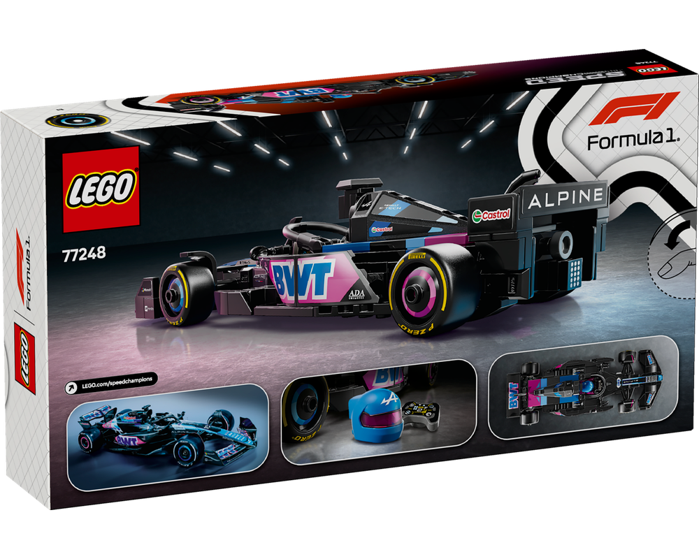 LEGO Set 77248-1 BWT Alpine F1 Team A524 Race Car (2025 Speed Champions ...