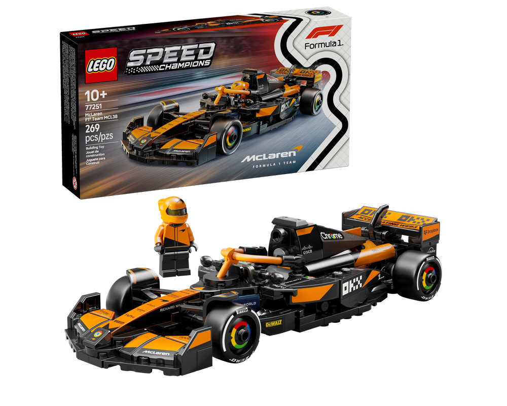 LEGO Set 77251-1 McLaren F1 Team MCL38 Race Car (2025 Speed Champions ...