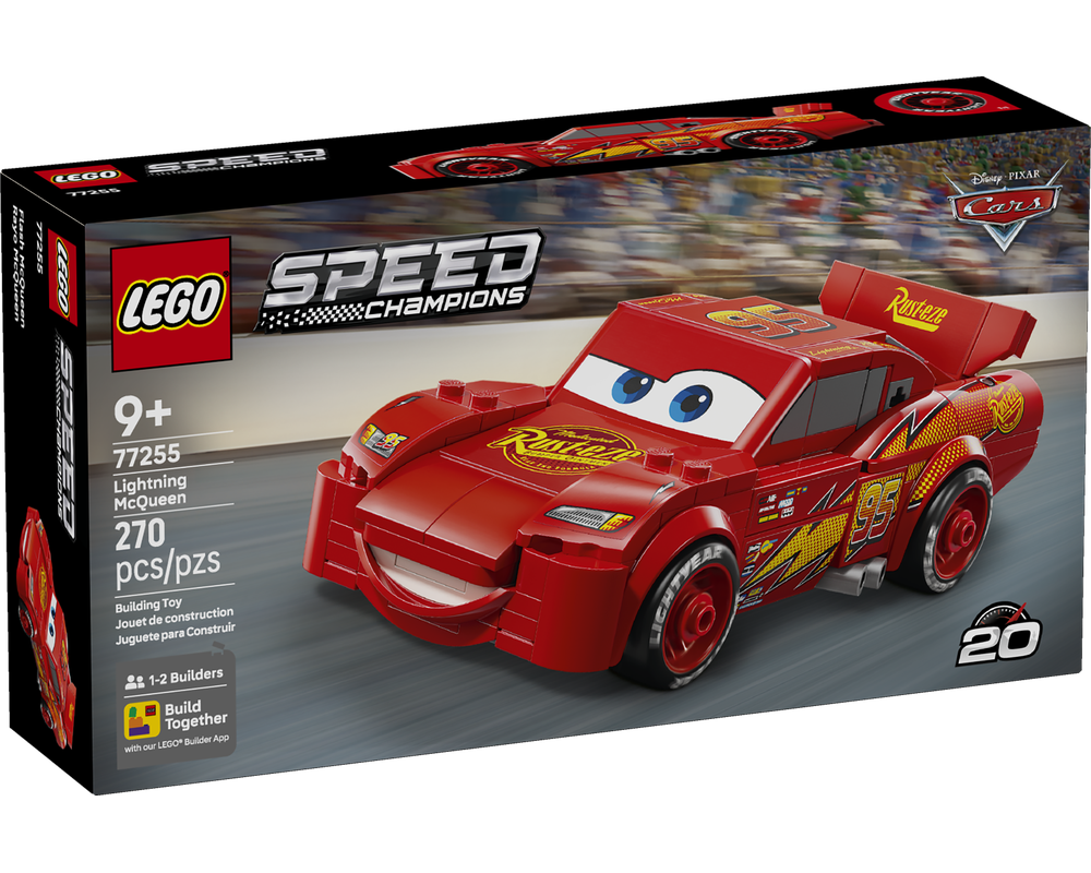 LEGO Set 77255-1 Lightning McQueen (2026 Speed Champions) | Rebrickable ...