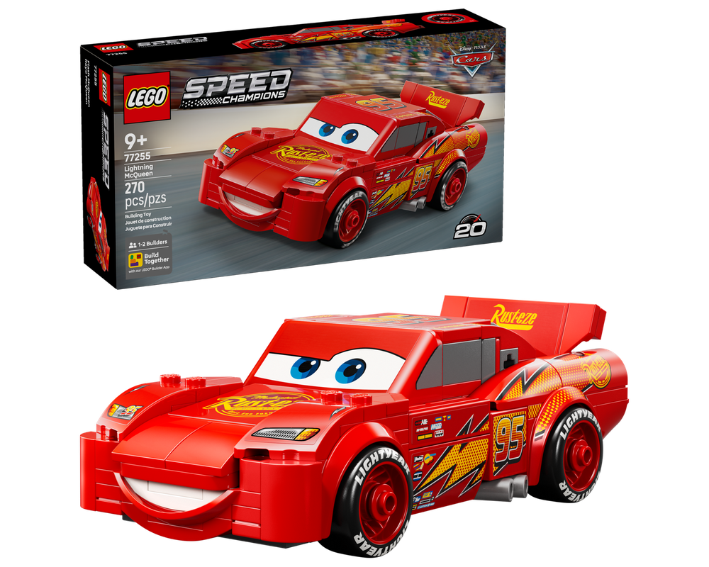 LEGO Set 77255-1 Lightning McQueen (2026 Speed Champions) | Rebrickable ...