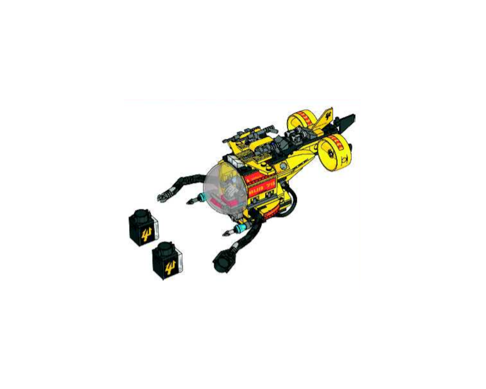 LEGO Set 7776-1-s1 Sub 76 (2007 Aquazone > Aquaraiders II ...