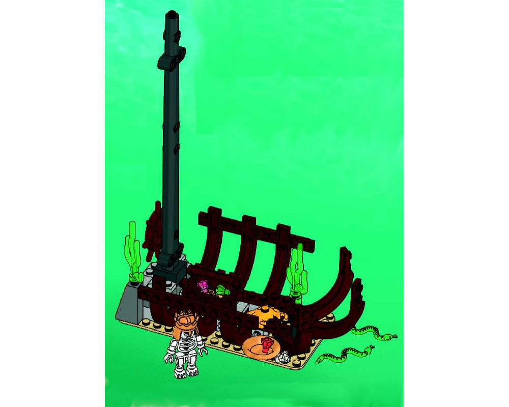 LEGO Set 7776-1-s2 Shipwreck (2007 Aquazone > Aquaraiders II ...