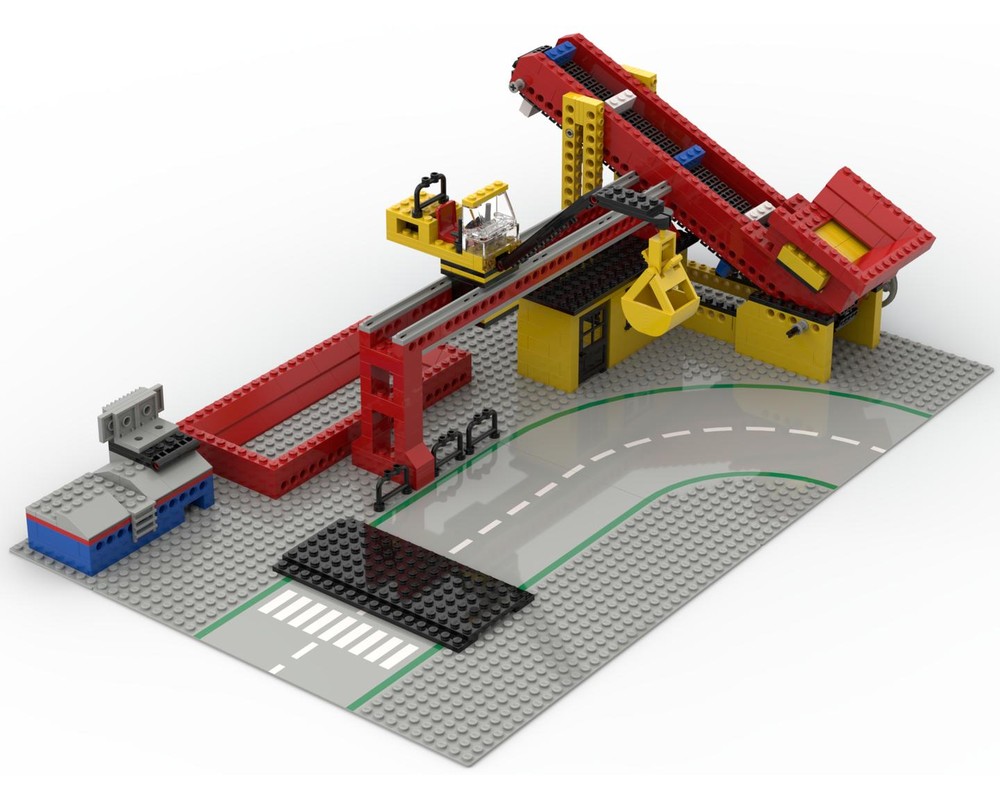 LEGO Set 7777-1-c23 Tipper Wagon Loading and Unloading Station (1981 ...