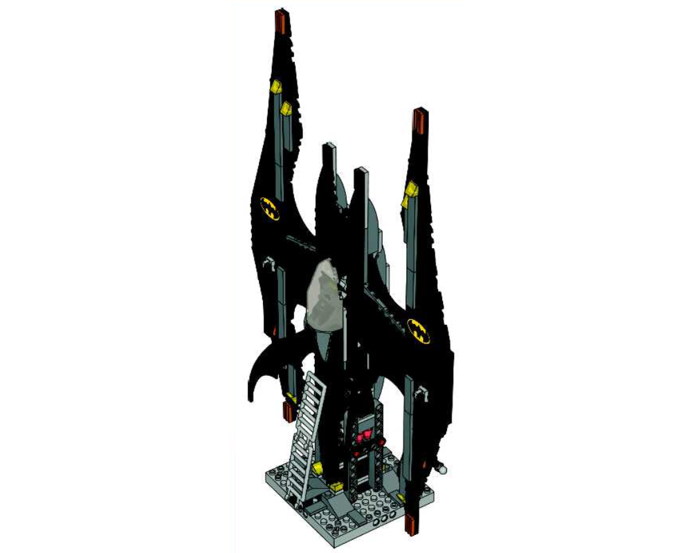 LEGO Set 7782-1-s2 The Batwing with Landing Station (2006 Super Heroes ...