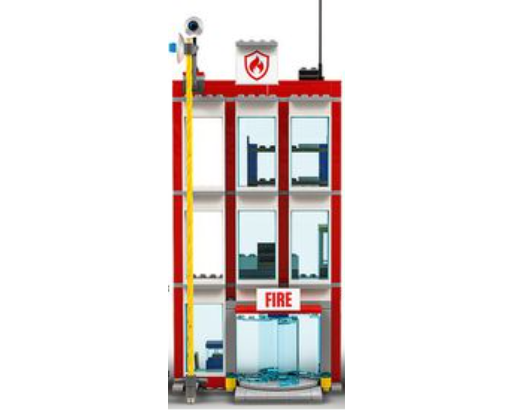 LEGO Set 77944-1-s5 Fire Station (2021 City > Fire) | Rebrickable ...