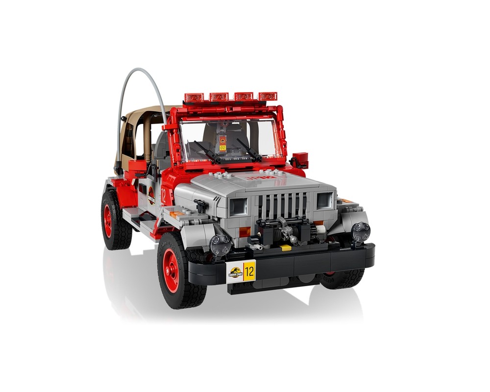 LEGO Set 77984-1 Jurassic Park Jeep Wrangler (2026 Jurassic World ...