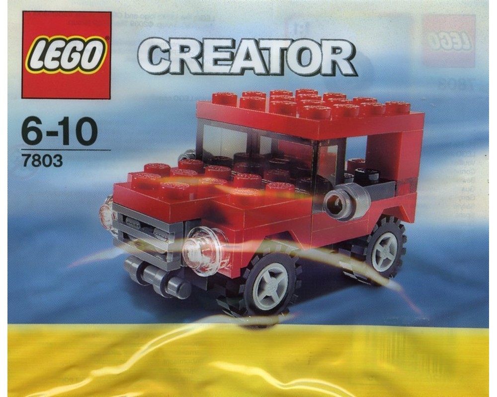LEGO Set 7803-1 Jeep (2009 Creator) | Rebrickable - Build with LEGO