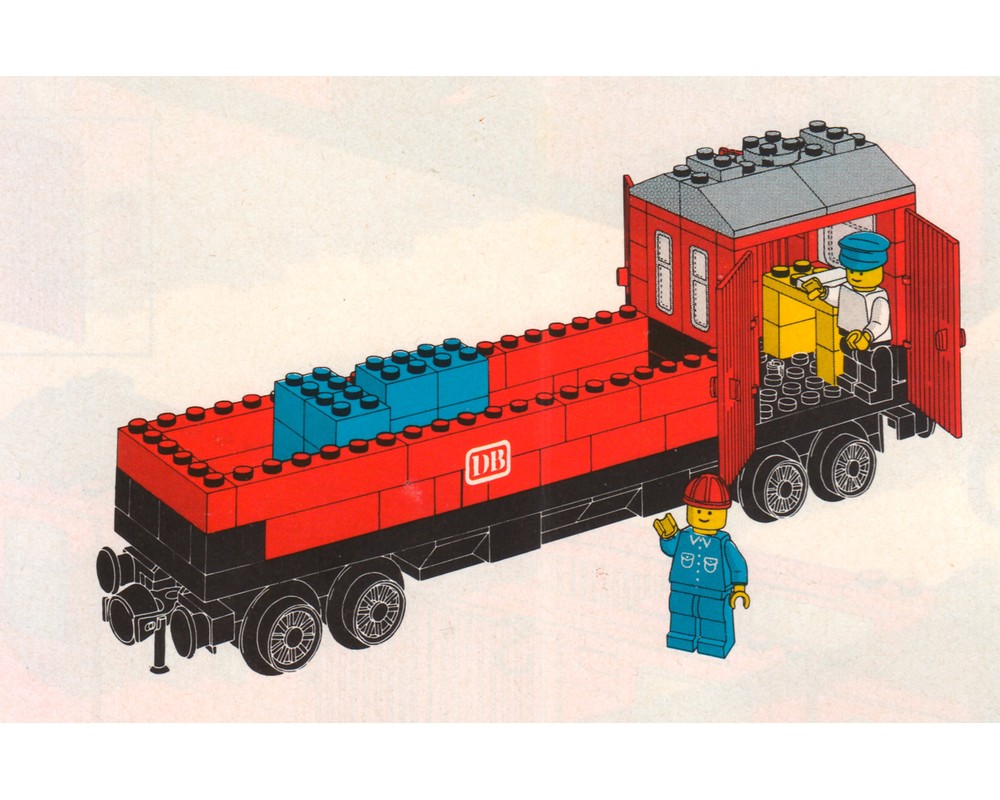 LEGO Set 7820-1-b1 Cargo Train (1980 Train) | Rebrickable - Build with LEGO