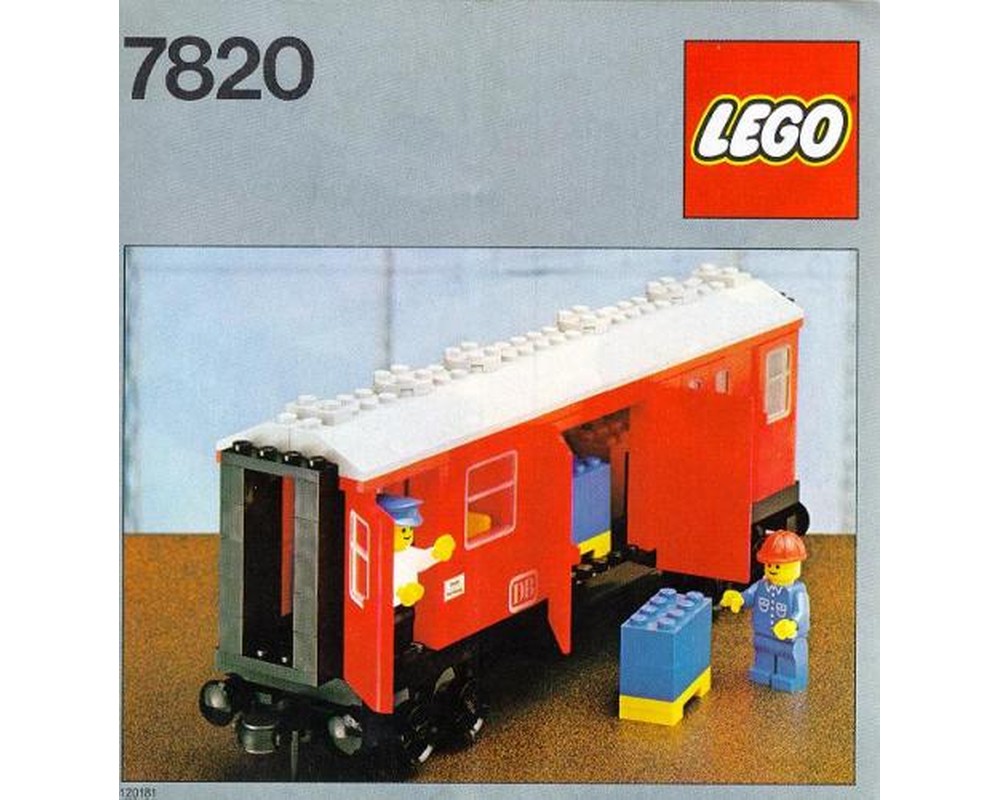LEGO Set 7820-1 Mail Van (1980 Train) | Rebrickable - Build with LEGO