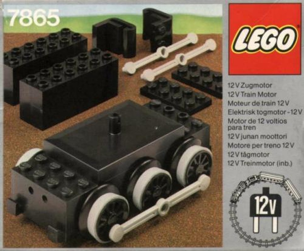 LEGO Set 7865-1 12V Motor (1980 Train > Supplemental > 12V ...