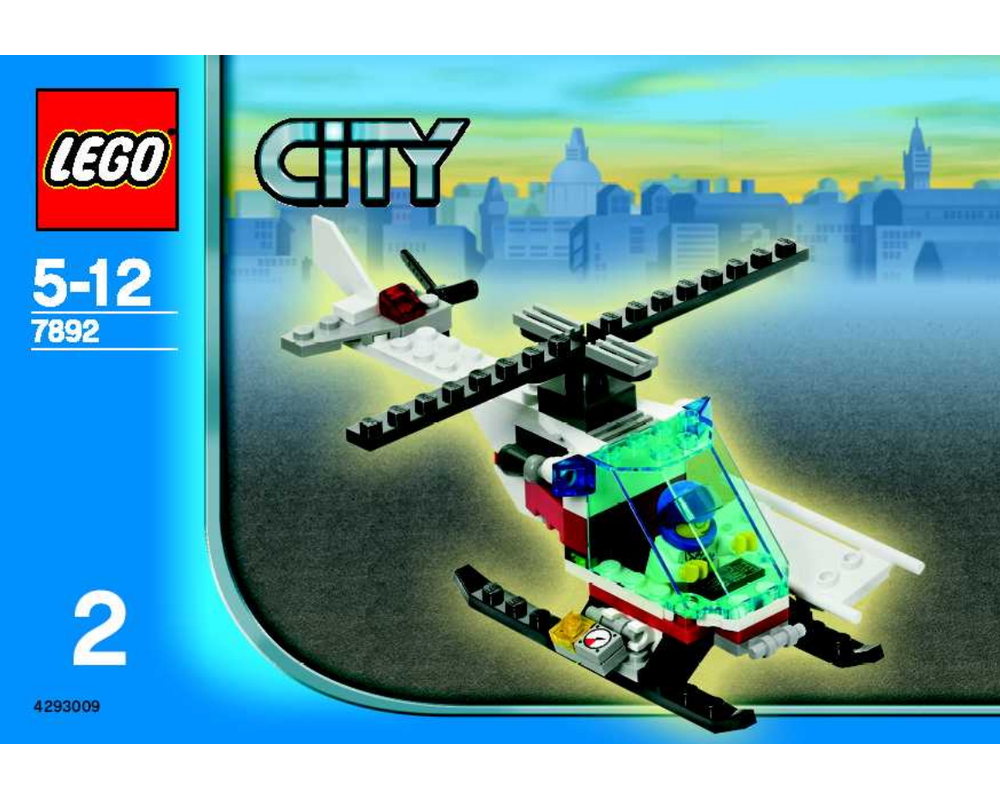 LEGO Set 7892-1-s2 Medical Rescue Helicopter (2006 City > Hospital ...