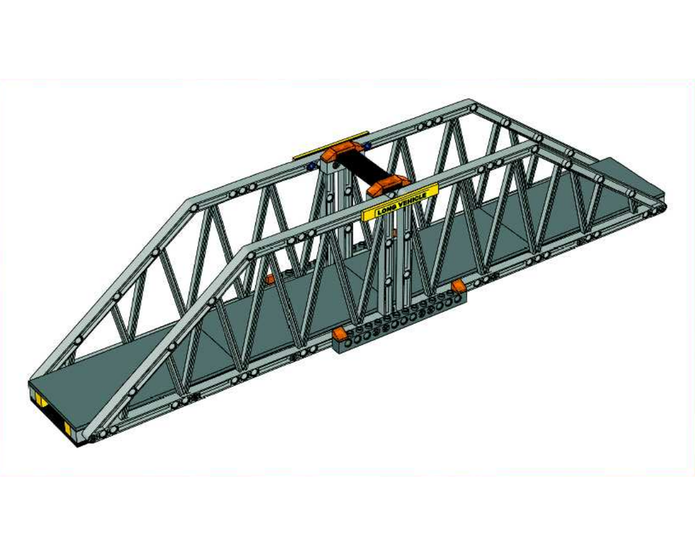 Lego Set 7900 1 S3 Bridge Section 2006 City Construction