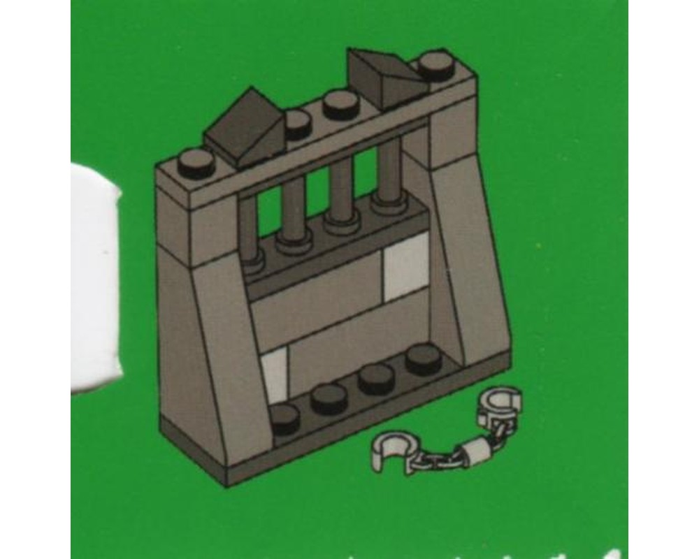 LEGO Set 7952-1-s11 2010 - Day 11: Dungeon Cell Window with Handcuffs ...
