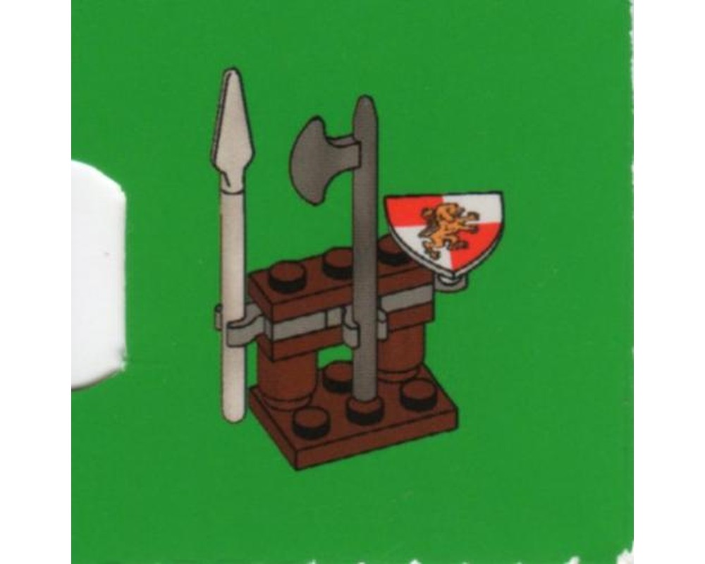 LEGO Set 7952-1-s3 2010 - Day 3: Weapons Rack (2010 Seasonal > Advent ...