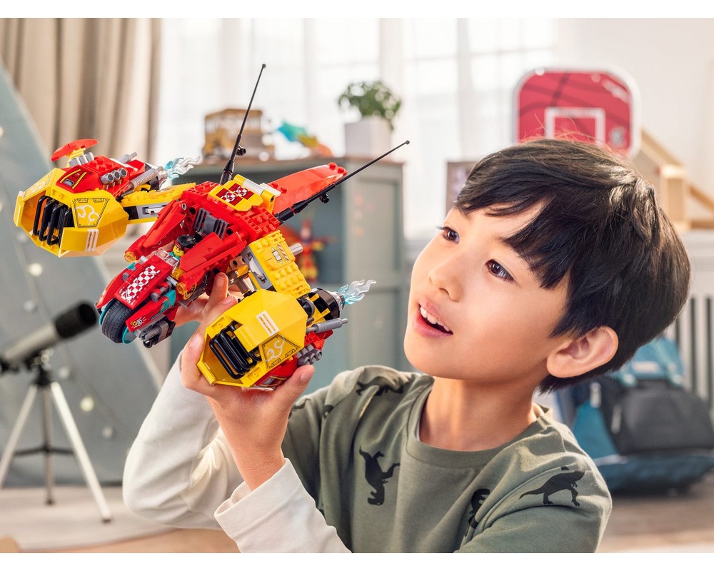 LEGO Set 80008-1 Monkie Kid's Cloud Jet (2020 Monkie Kid) | Rebrickable ...