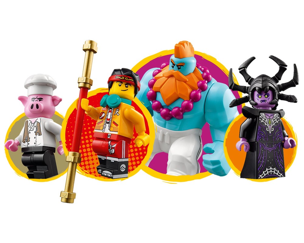 LEGO Set 80014-1 Sandy's Speedboat (2020 Monkie Kid) | Rebrickable ...