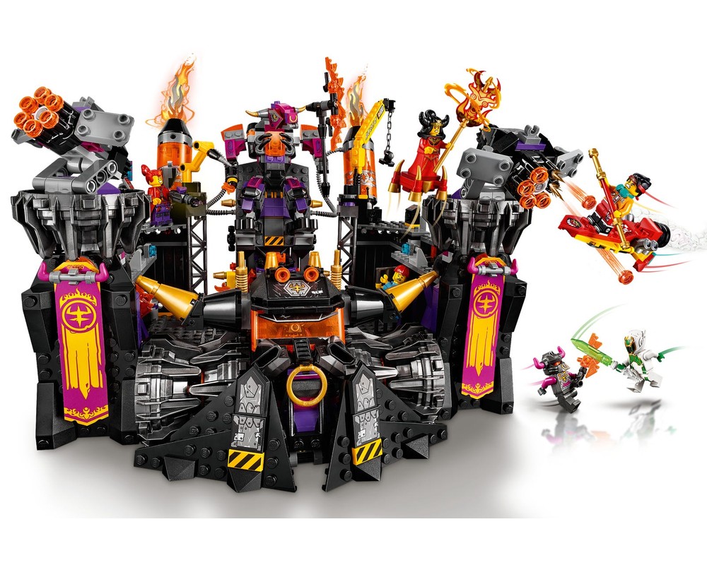 LEGO Set 80016-1 The Flaming Foundry (2020 Monkie Kid) | Rebrickable ...