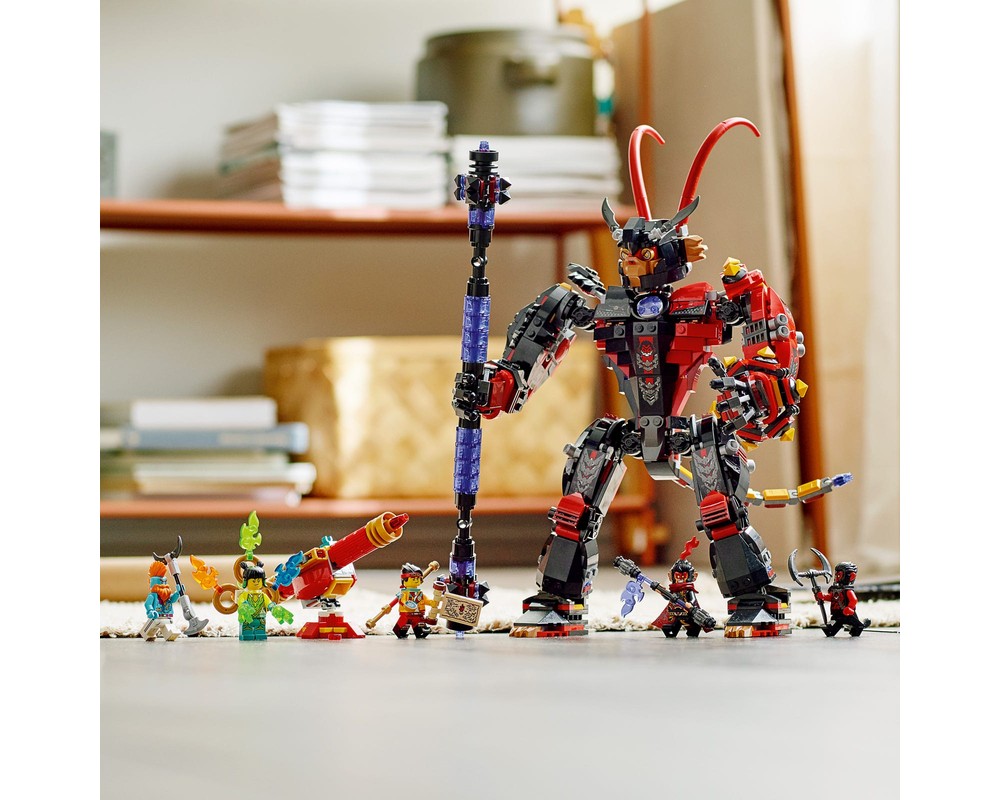LEGO Set 80033-1 Evil Macaque's Mech (2022 Monkie Kid) | Rebrickable ...