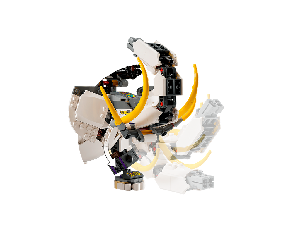 LEGO Set 80043-1 Yellow Tusk Elephant (2023 Monkie Kid) | Rebrickable ...