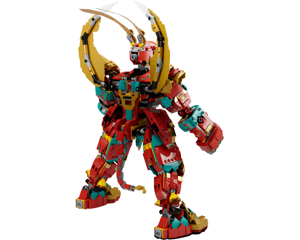 LEGO Set 80045-1 Monkey King Ultra Mech (2023 Monkie Kid) | Rebrickable ...