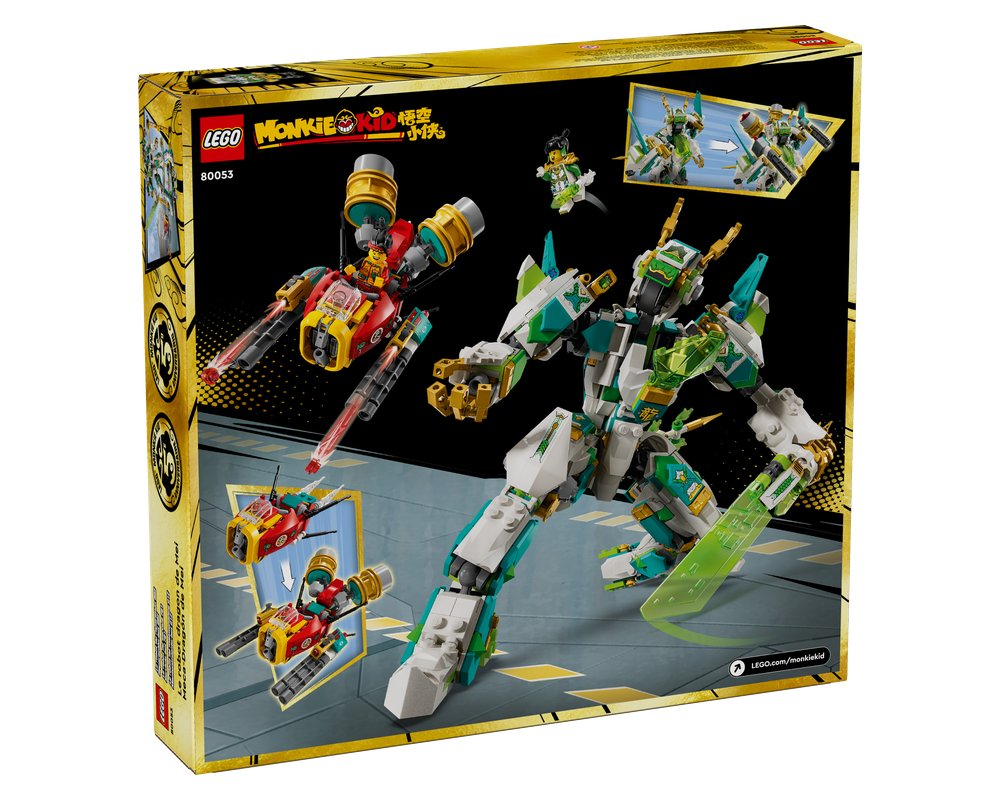 LEGO Set 80053-1 Mei's Dragon Mech (2024 Monkie Kid) | Rebrickable ...