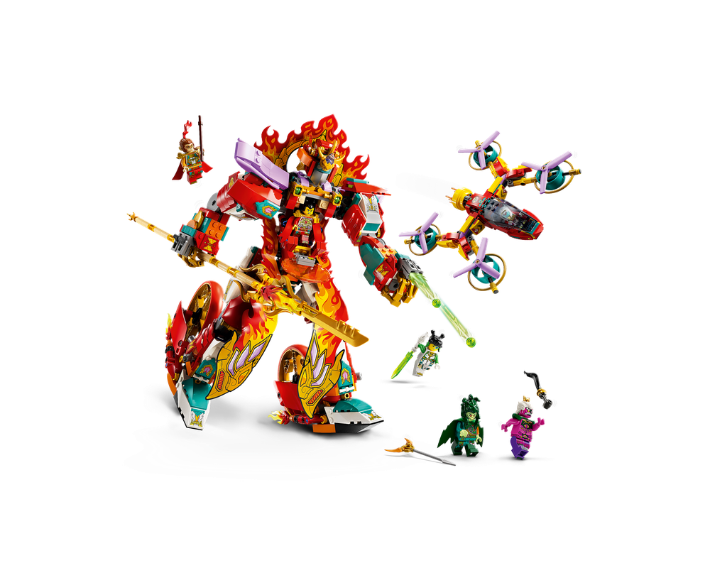 LEGO Set 80057-1 Nezha's Ring of Fire Mech (2024 Monkie Kid ...