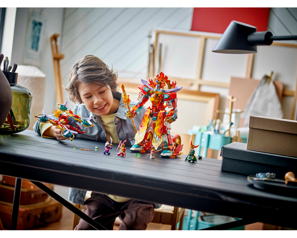 LEGO Set 80057-1 Nezha's Ring of Fire Mech (2024 Monkie Kid ...