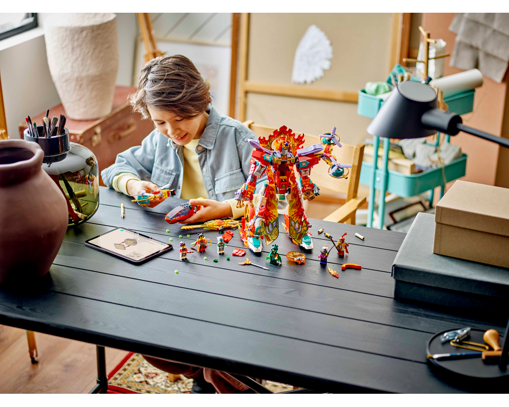 LEGO Set 80057-1 Nezha's Ring of Fire Mech (2024 Monkie Kid ...