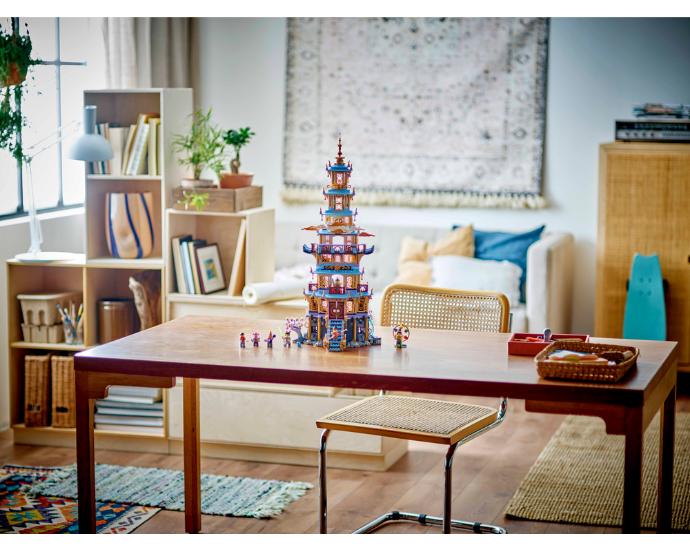 LEGO Set 80058-1 Celestial Pagoda (2024 Monkie Kid) | Rebrickable ...