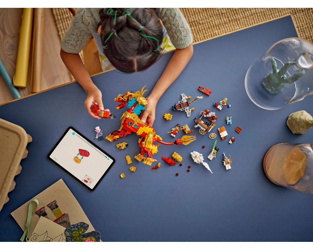 LEGO Set 80066-1 Mythical Creature Qilin (2025 Monkie Kid ...