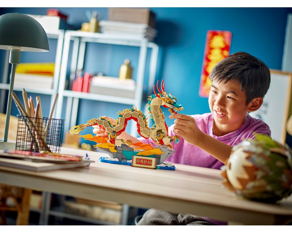LEGO Set 80112-1 Auspicious Dragon (2024 Chinese Traditional Festivals ...