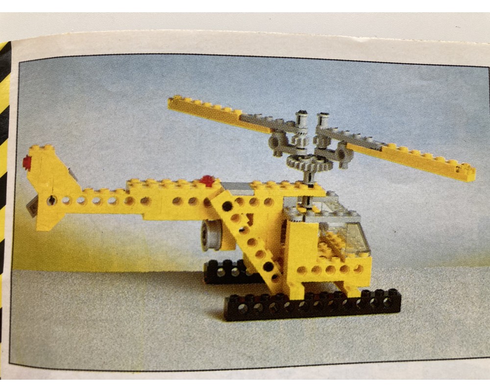 LEGO Set 8020-1-b5 Helicopter (1984 Technic > Universal Building Set ...