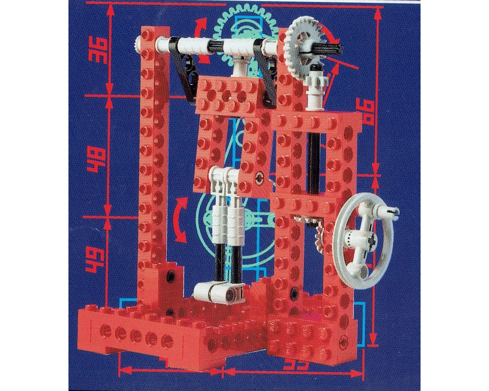 LEGO Set 8032-1-b1 Gymnast (1994 Technic > Universal Building Set ...