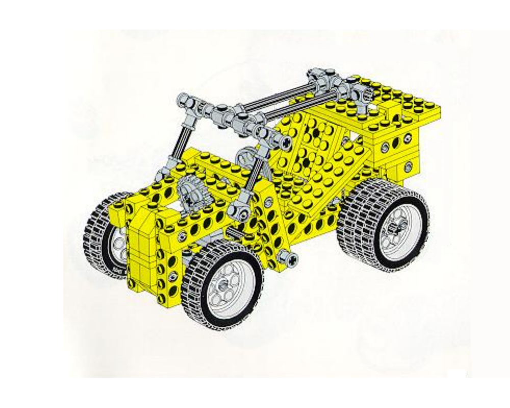 LEGO Set 8034-1-b4 Car (1989 Technic > Universal Building Set ...