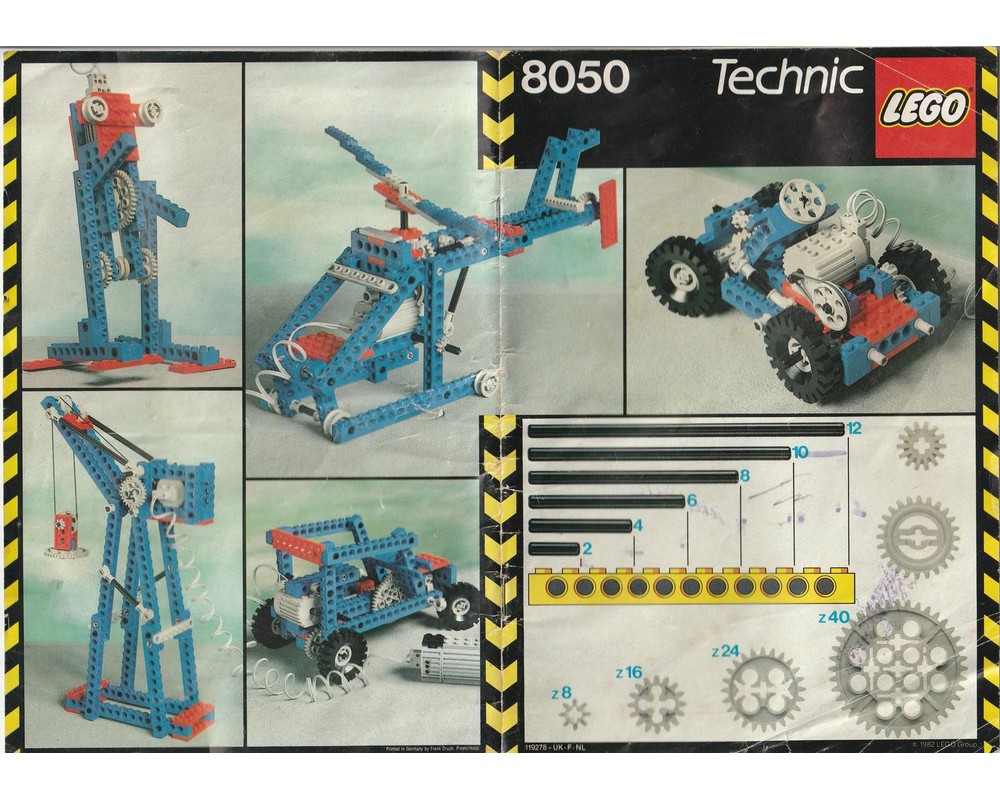 LEGO Set 8050-1 Universal Building Set (1982 Technic > Universal ...