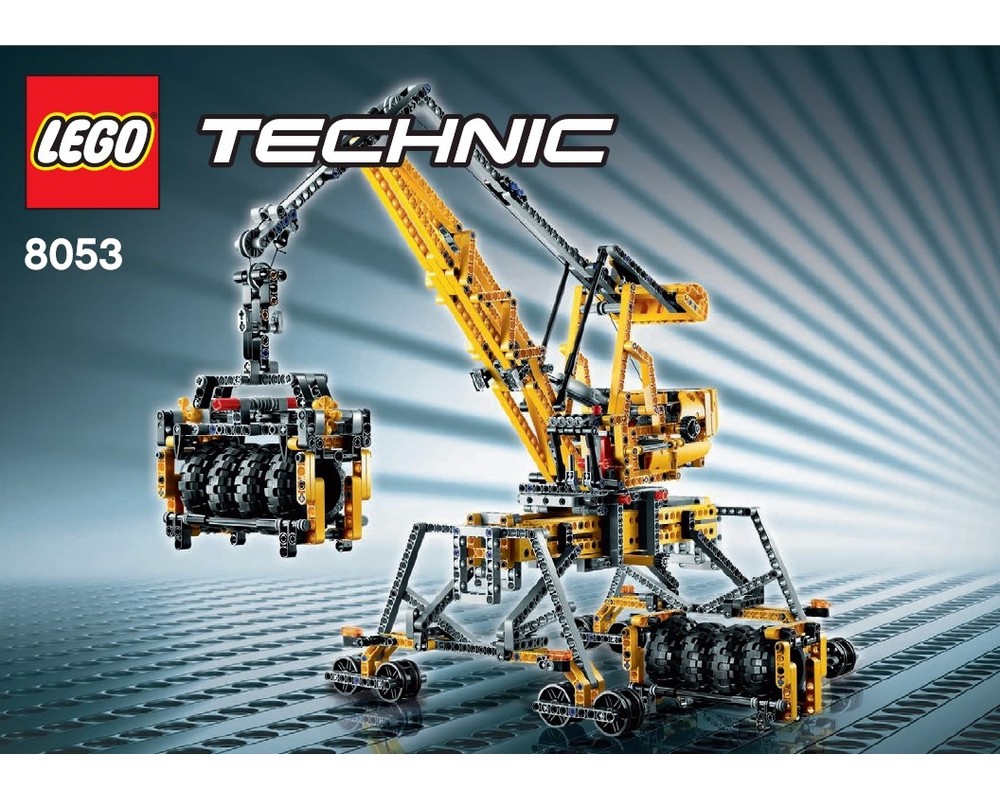LEGO Set 8053-1-b1 Dockside Rail Crane (2010 Technic) | Rebrickable ...